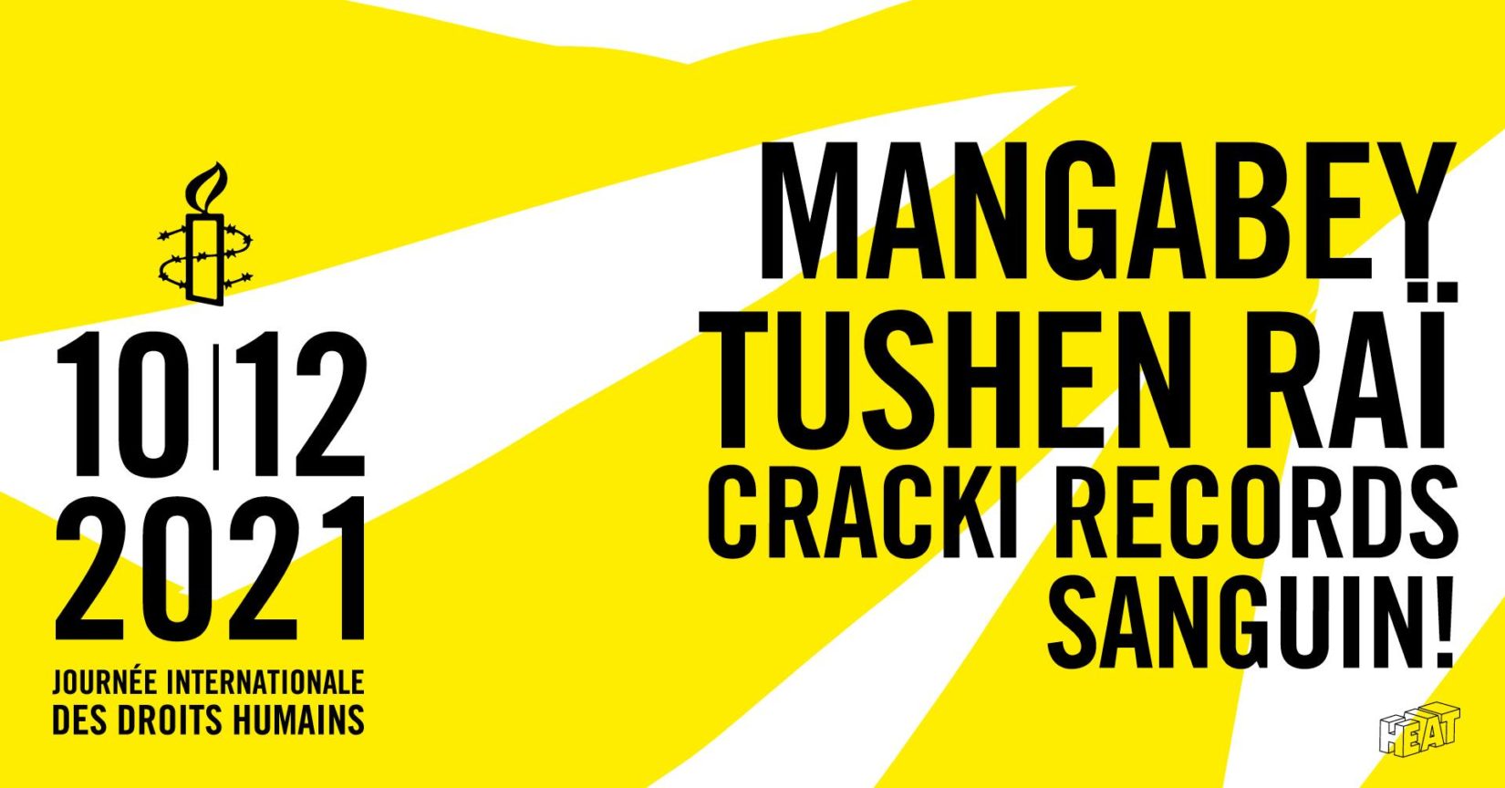 Before Le Sucre : Cracki Records x Amnesty International – Heure Bleue Lyon