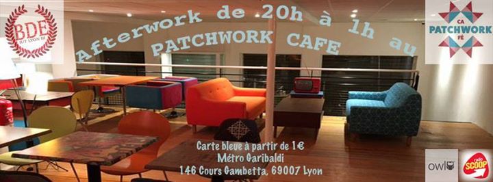 Aftework au Patchwork CAFE – Heure Bleue Lyon